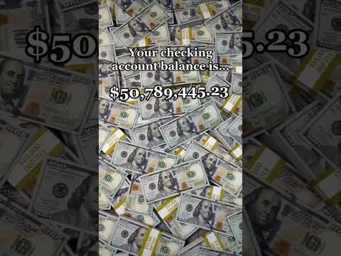 $50 Million💰 ($50,789,445.23) In Bank Account🏦 | The Law Of Attraction #Shorts