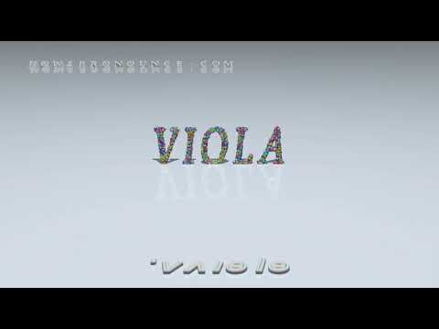 viola - pronunciation in British English (three voices / accents)