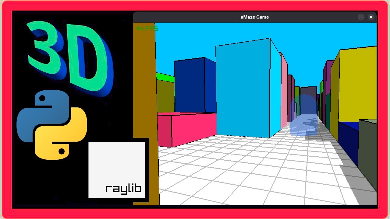 Making a simple 3D game in Python (for real) with Raylib
