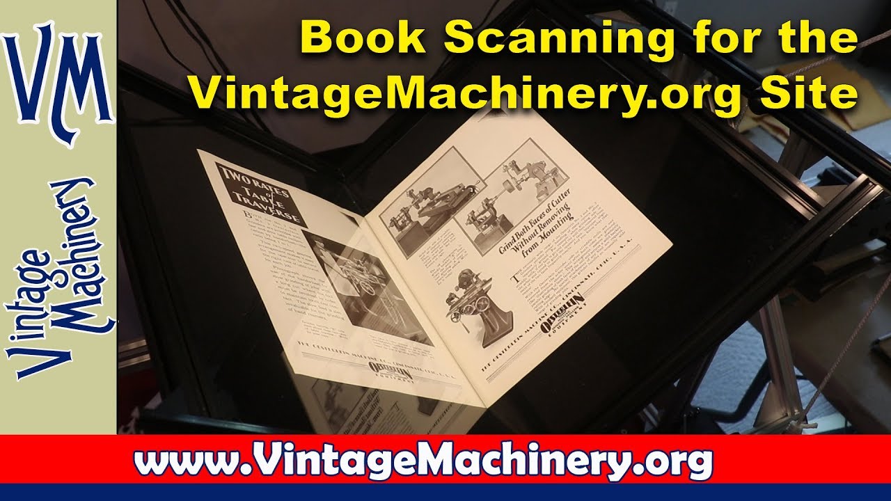 Scanning Publication Reprints for the VintageMachinery.org Website