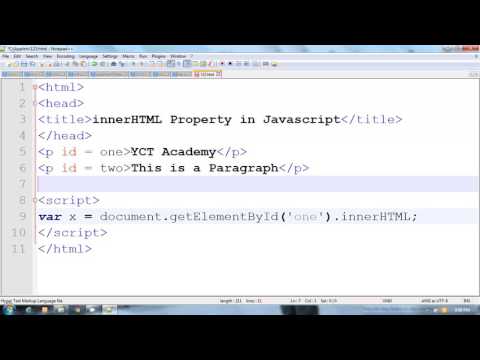 Learn innerHTML Property in Javascript | Hindi - Mind Luster