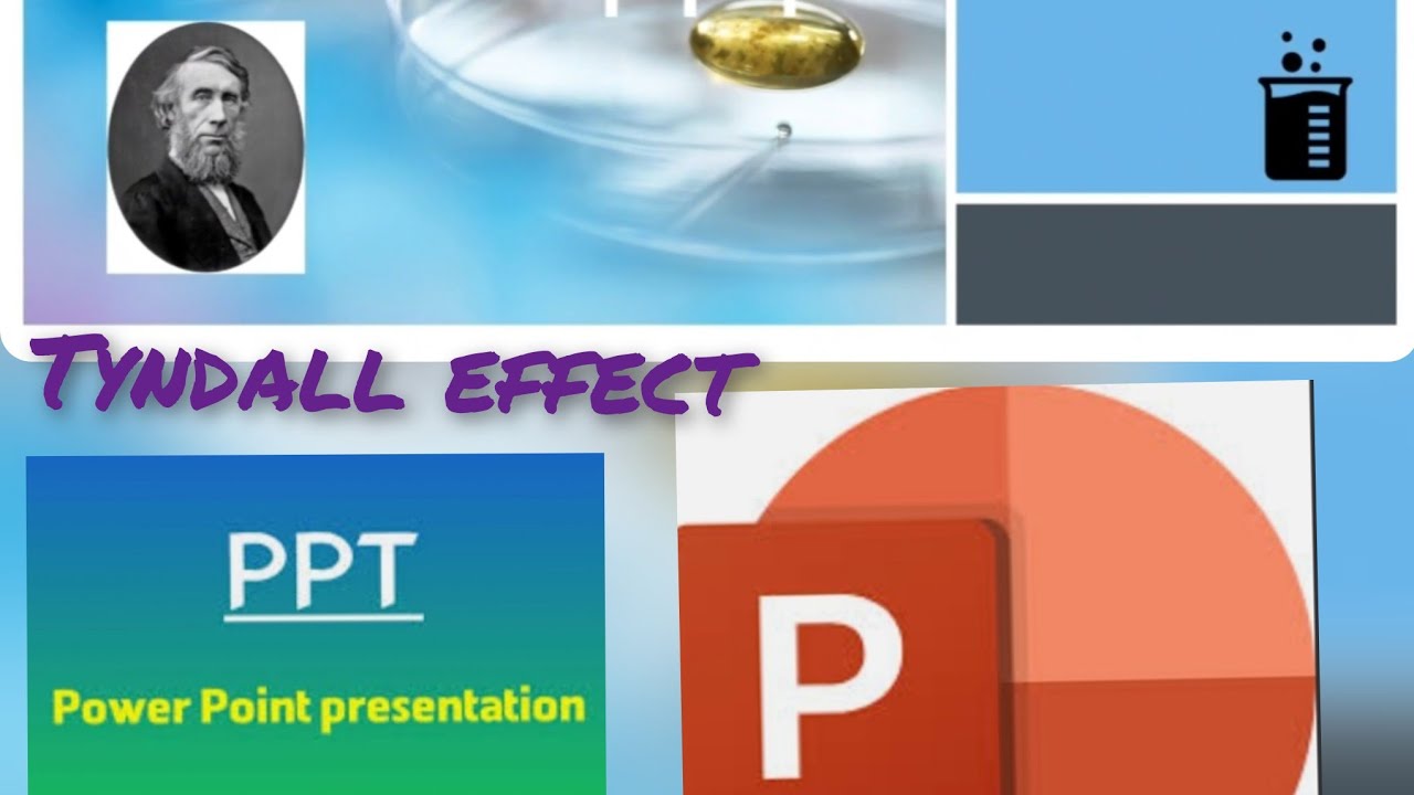 Ppt on Tyndall effect