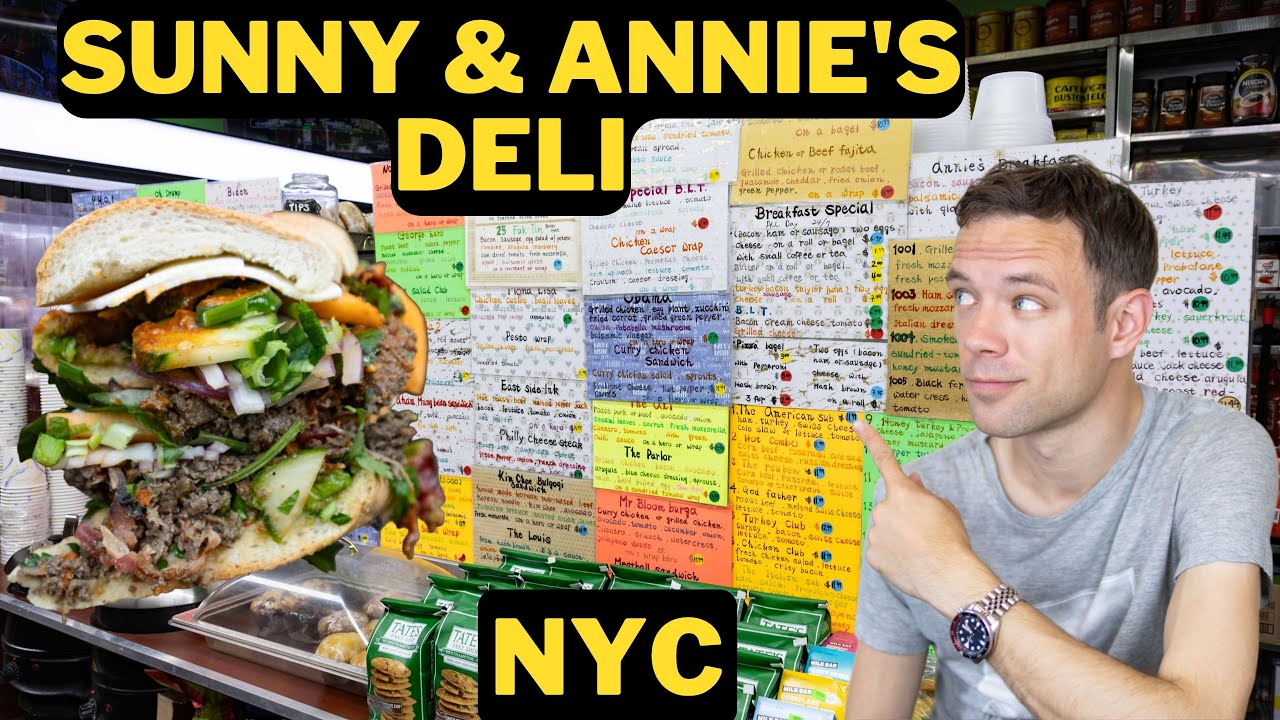 Eating at Sunny and Annie’s Deli. NYC. Unique and Delicious Sandwiches! A True Hidden Gem!