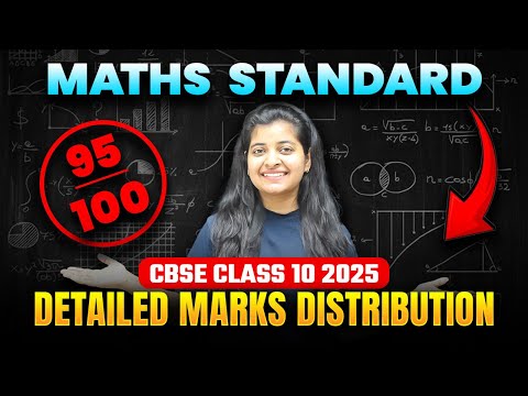 CBSE Class 10 | Detailed Marks Distribution in Standard Maths | CBSE Board Exam 2025 | Priyal Ma'am