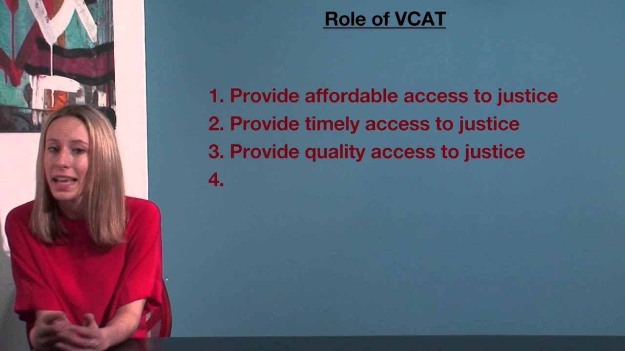 VCE Legal Studies - Role of VCAT