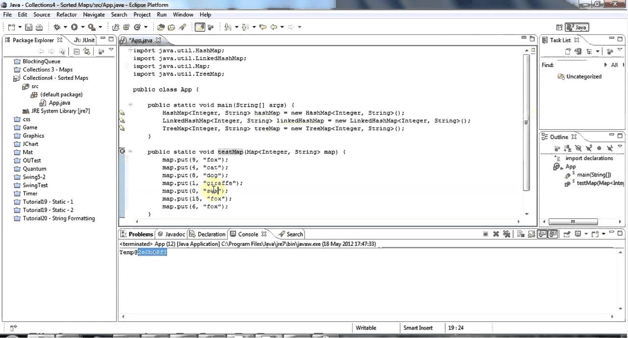 Sorted Maps and the Map Interface  Java Collections Tutorial Part 4