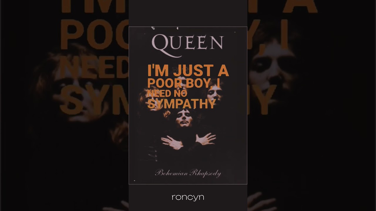 Bohemian Rhapsody // Queen #shorts #lyrics #music #oldsong