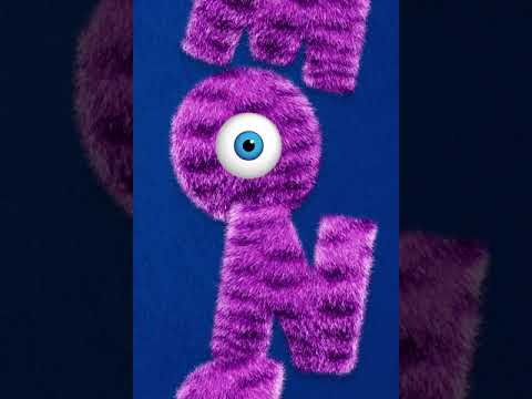 Furry Monster PNG Alphabet Pinterest Preview Video