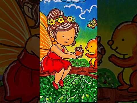 Page from My Fairy Companions #coloringbook #coloring #coloringforkids #adultcoloring #coloringpage