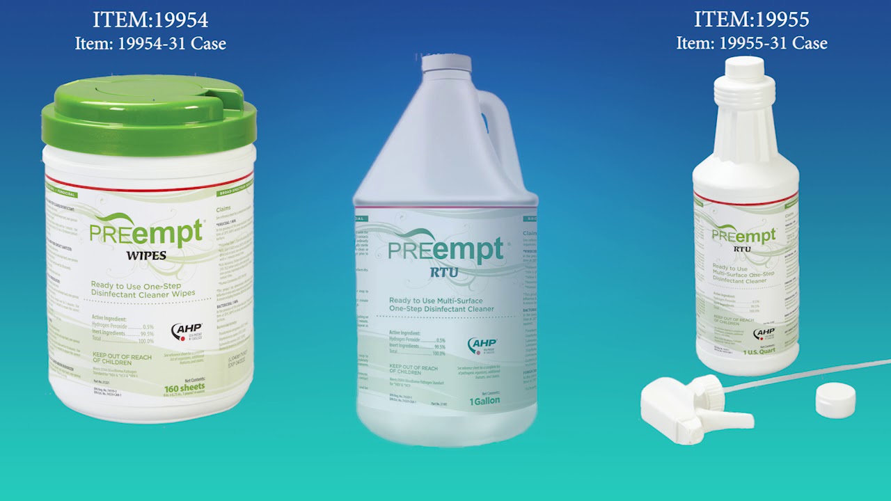 PREempt Disinfectant Cleaners