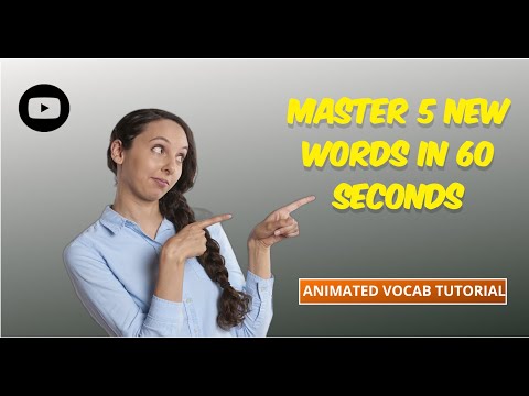 1. Learn 5 New Words in Just One Minute #synonyms #vocabulary #blackbook