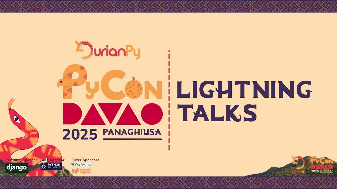 Lightning Talks | PyCon Davao 2025