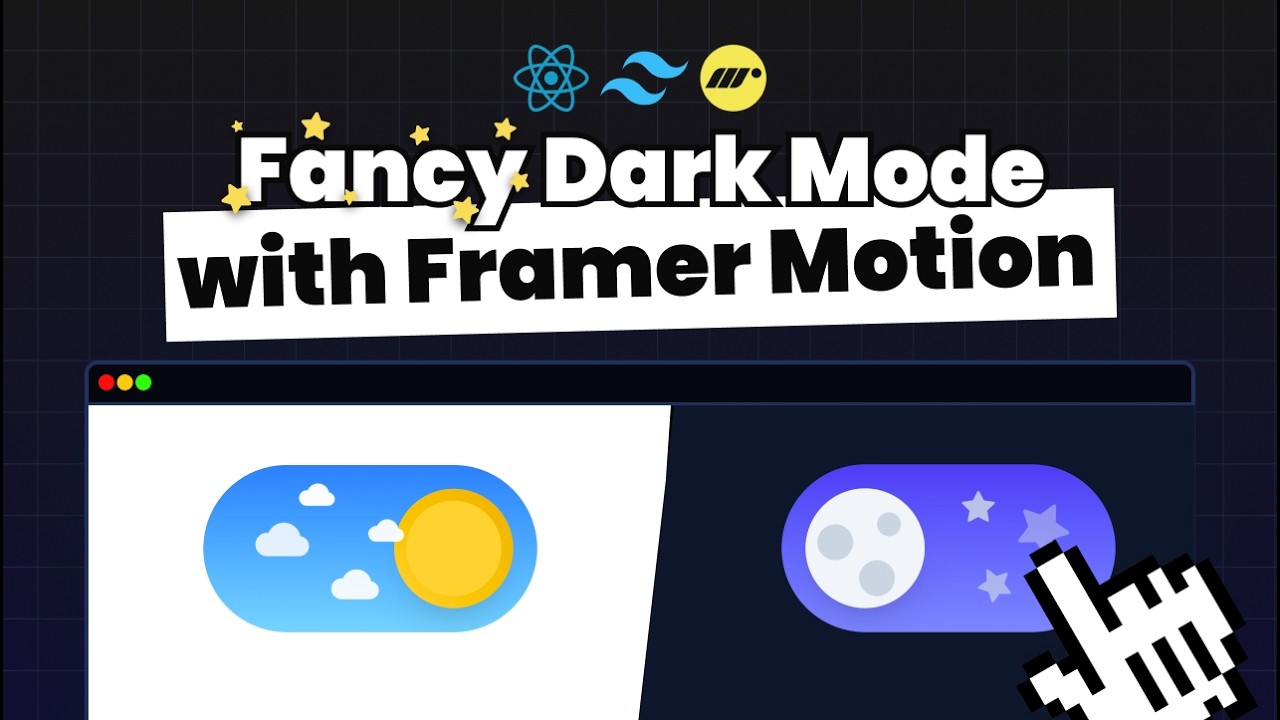 Awwwards Worthy Dark Mode Toggle with React and Framer Motion
