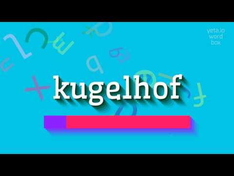 How to say "kugelhof"! (High Quality Voices)