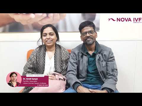 The couple conceived after IVF treatment by Dr. Aindri Sanyal, IVF specialist, Nova IVF Kolkata