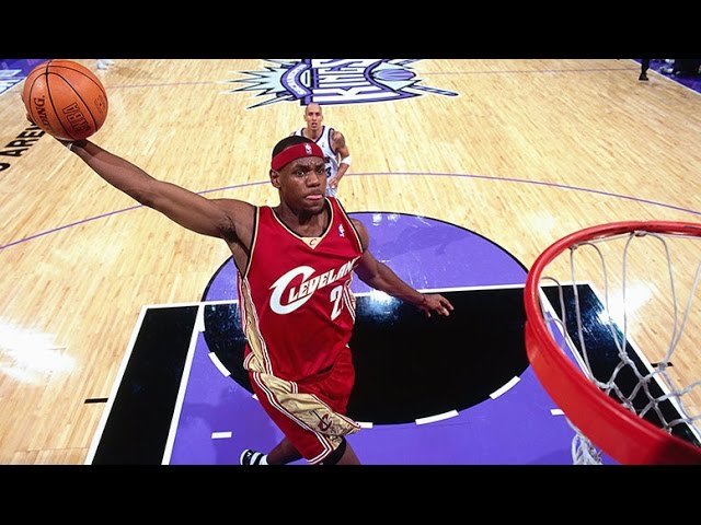 LeBron James' first NBA game had everyone take note that "The Chosen ...
