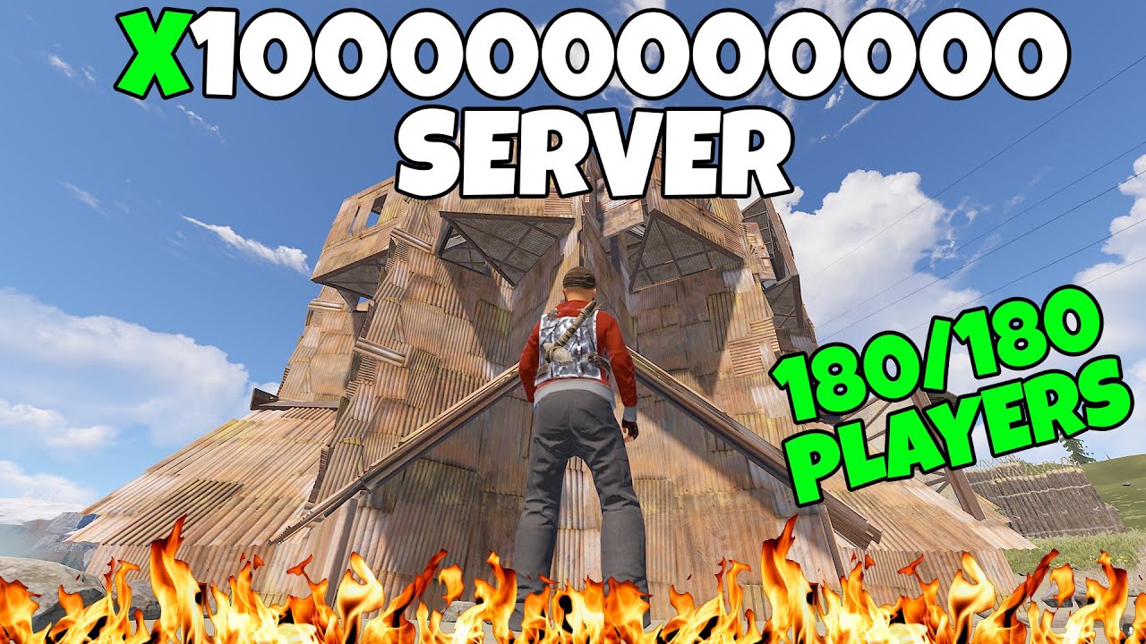 RUST | THE INSANE x100000 RUST SERVER EXPERIENCE !