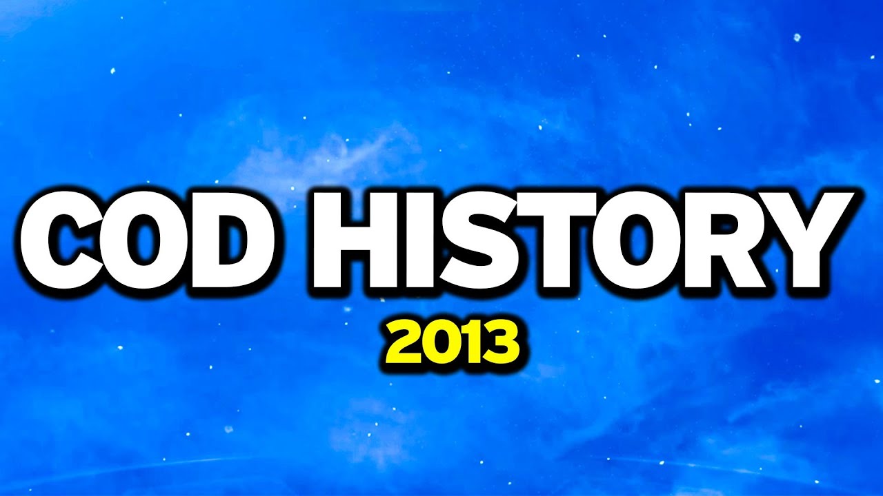 The Very First COD HISTORY Video...