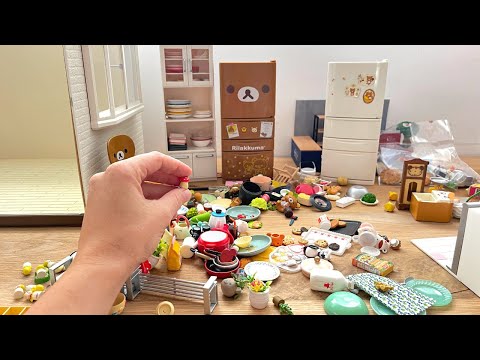 Miniature kitchen set installation✨ ASMR ✨ Re-ment Collection