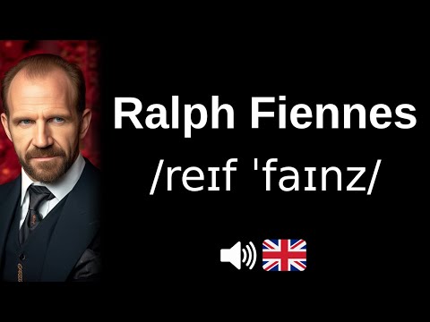 How to pronounce 'Ralph Fiennes' (CORRECTLY!)