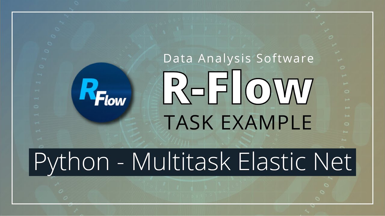 [R-Flow Task Example] Python - Multitask Elastic Net