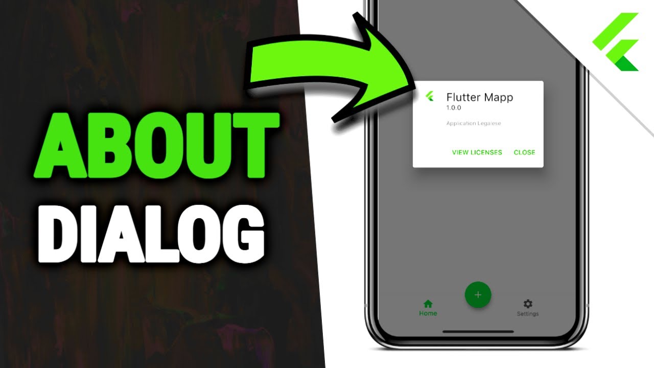 Flutter About Dialog
