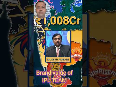 The Billion Dollar Cricket Tournament: IPL Team Brand Values Explored!