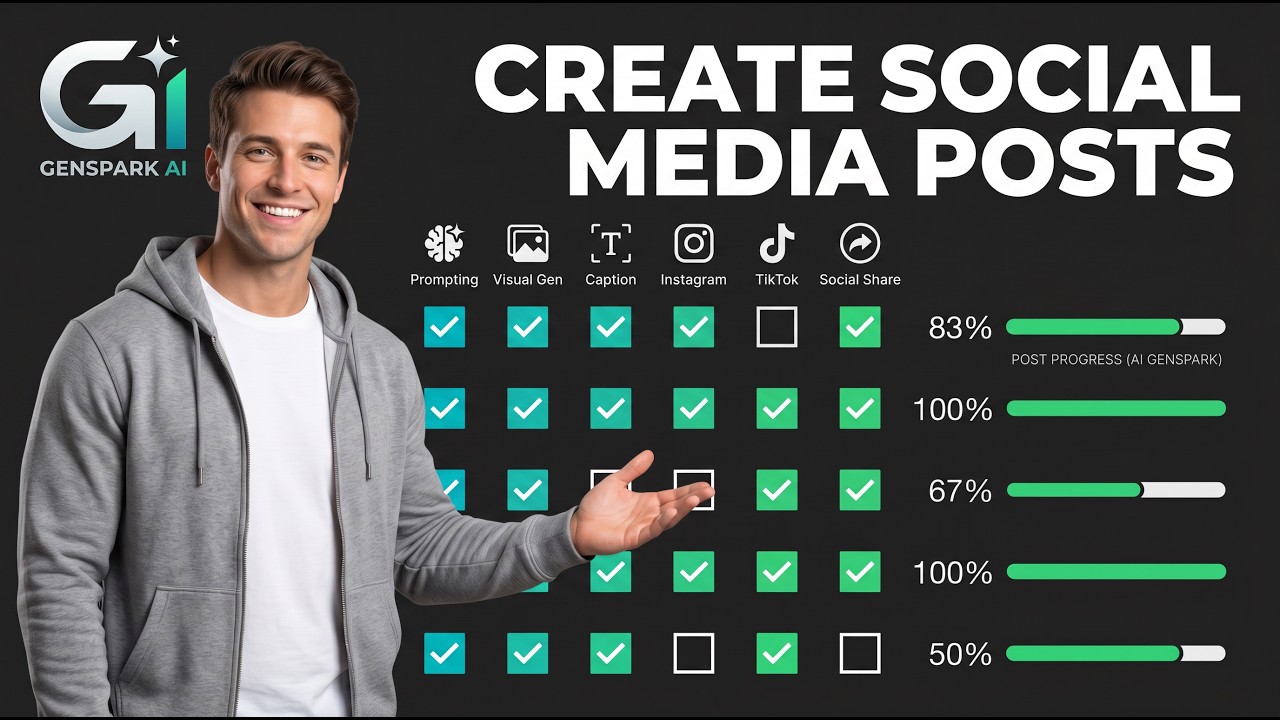How to Create Social Media Posts with Genspark AI Image [2026 Full Guide]