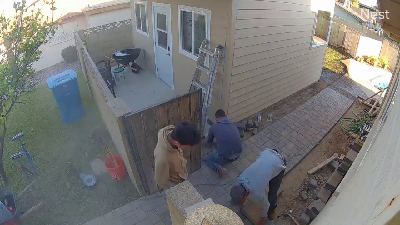Belgard Catalina Stone Pavers and Weston Stone Wall | Installation Time-lapse