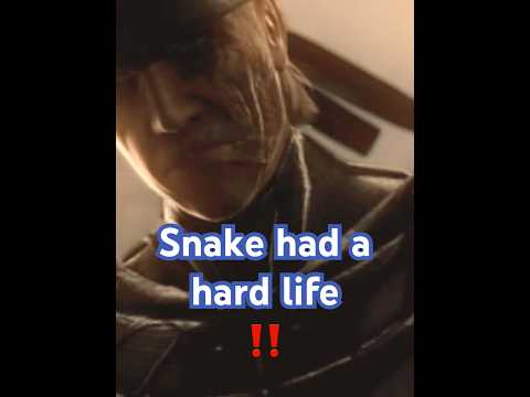 Sad Snake #metalgearsolid #solidsnake #sad