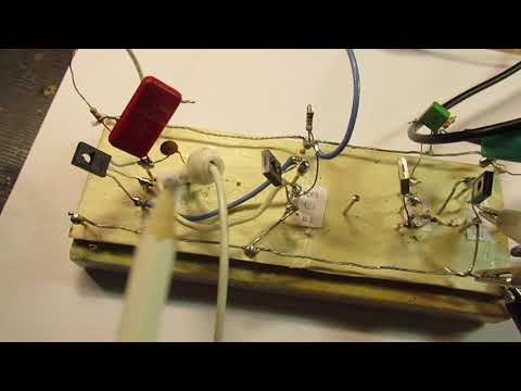 Square wave oscillator for 50 Hertz or higher with 2 Darlingtons (4 x BD 139) Schematic and Demo