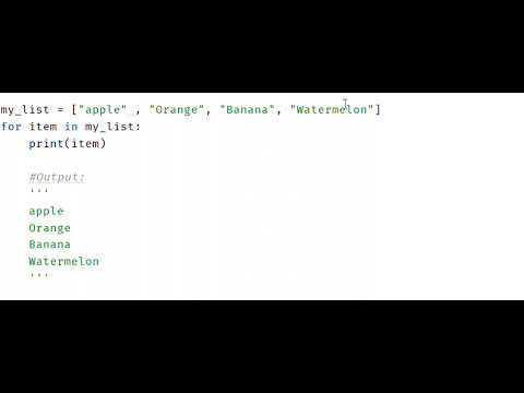 Python : Iterating over a sequence using for loop