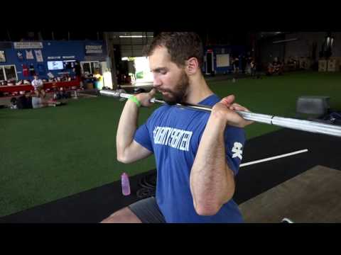 Barbell Front Split Squat | myworkouts.io