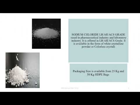 Sodium Chloride NaCl - NaCl Latest Price, Manufacturers & Suppliers