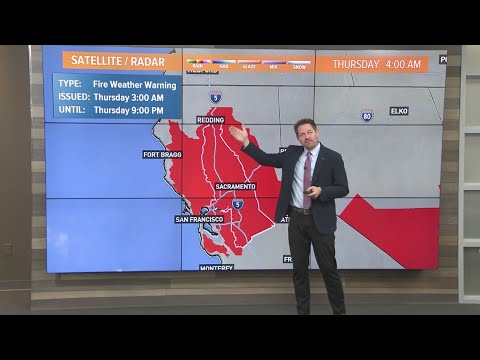 Fire Weather Warning: Red flag warning extended as wind speeds pick up Thursday