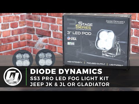 2018-2021 Jeep JL or Gladiator | Diode Dynamics SS3 Fog Light Kit Overview