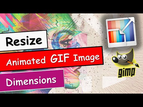 How to Resize GIF image Dimensions | Resize GIF Image using GIMP