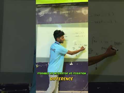 Iterator vs Iterable vs Iteration | தமிழில் | in Tamil | #shorts