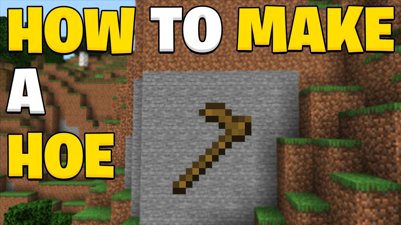 How to make a hoe in Minecraft 1.21