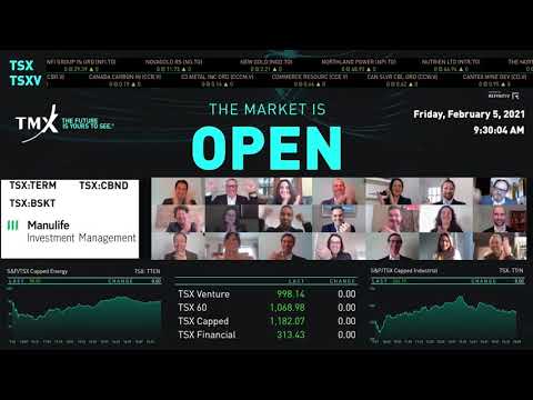 Manulife Investment Management Virtually Opens The Market, February 5th, 2021