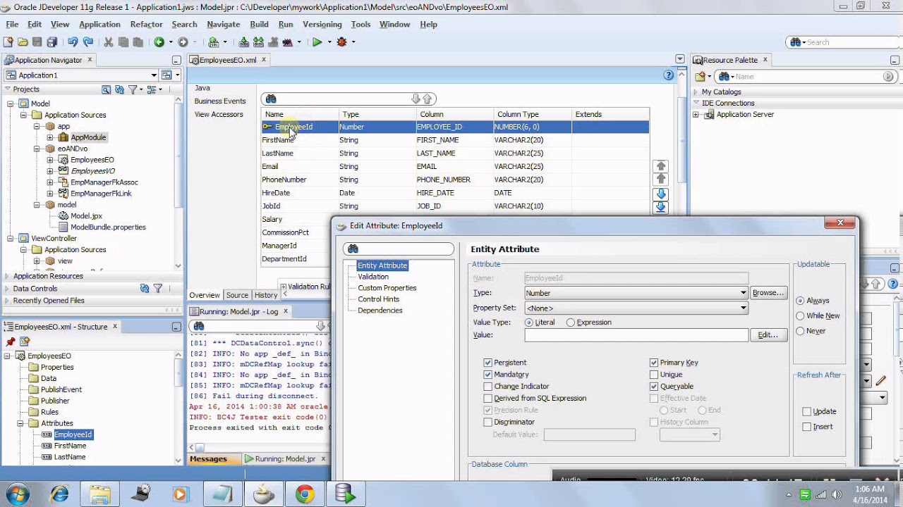 Entity Object - Attribute Settings and Configurations