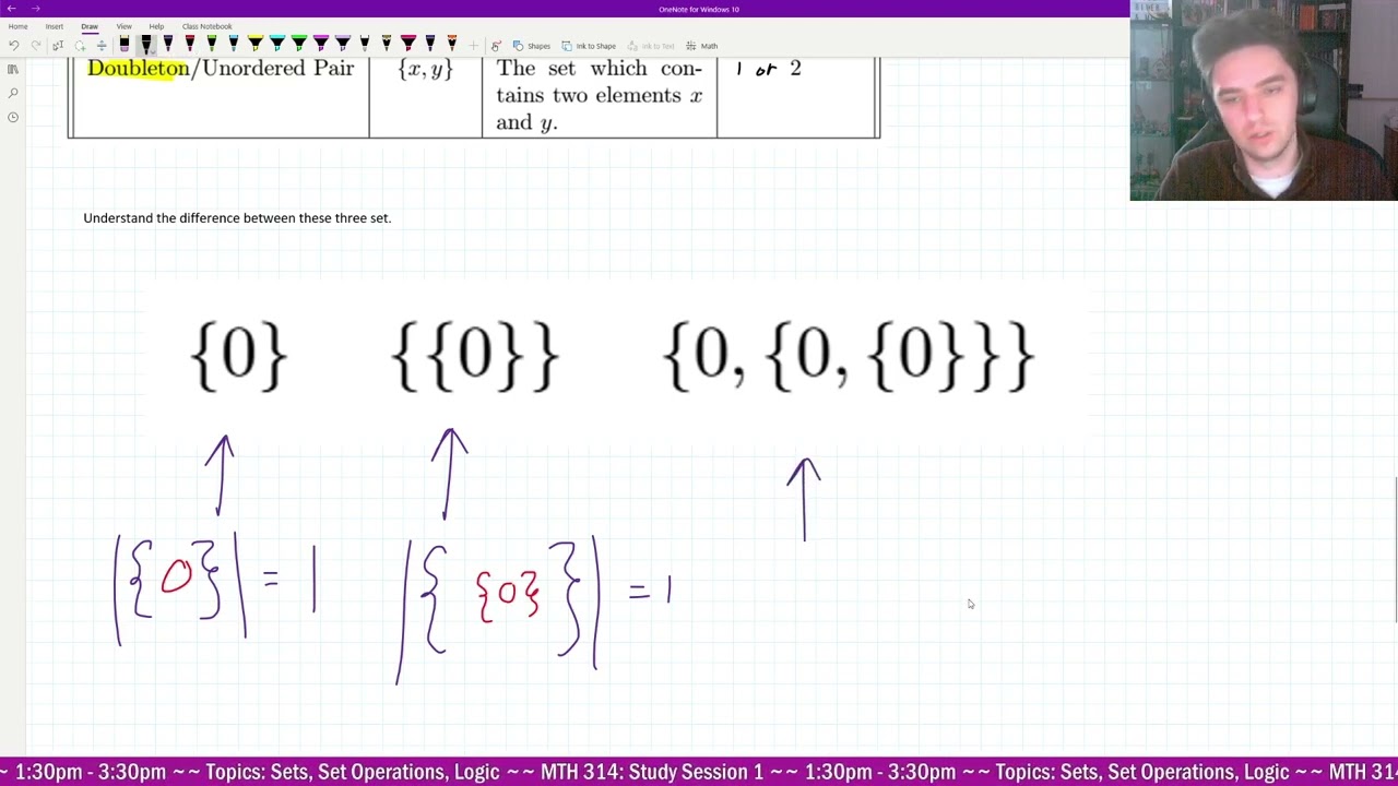 MTH 314: Live Session 1