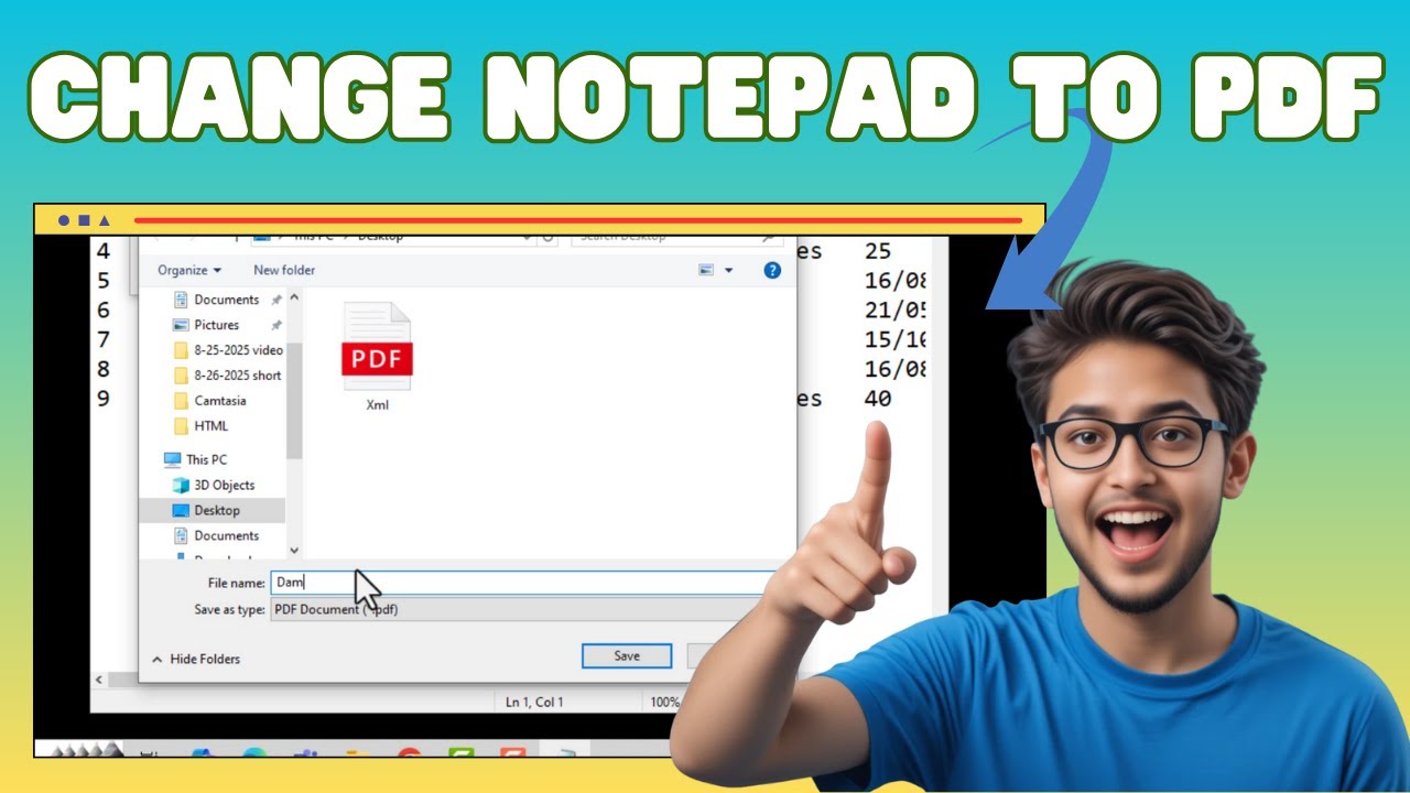 How To Change Notepad To PDF | Easy Conversion Guide (2025)