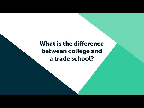 What Is The Difference Between College And A Trade School?