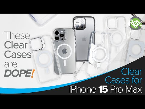 Clear Cases for the iPhone 15 Pro Max!
