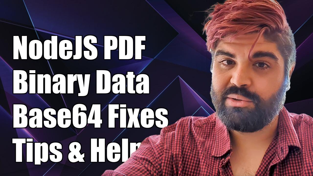 NodeJS PDF Binary Data to Base64 Encoding Issues: Solutions & Tips