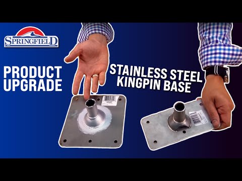 NEW product upgrade from Springfield Marine Group | Kingpin Bases upgraded with stainless steel!