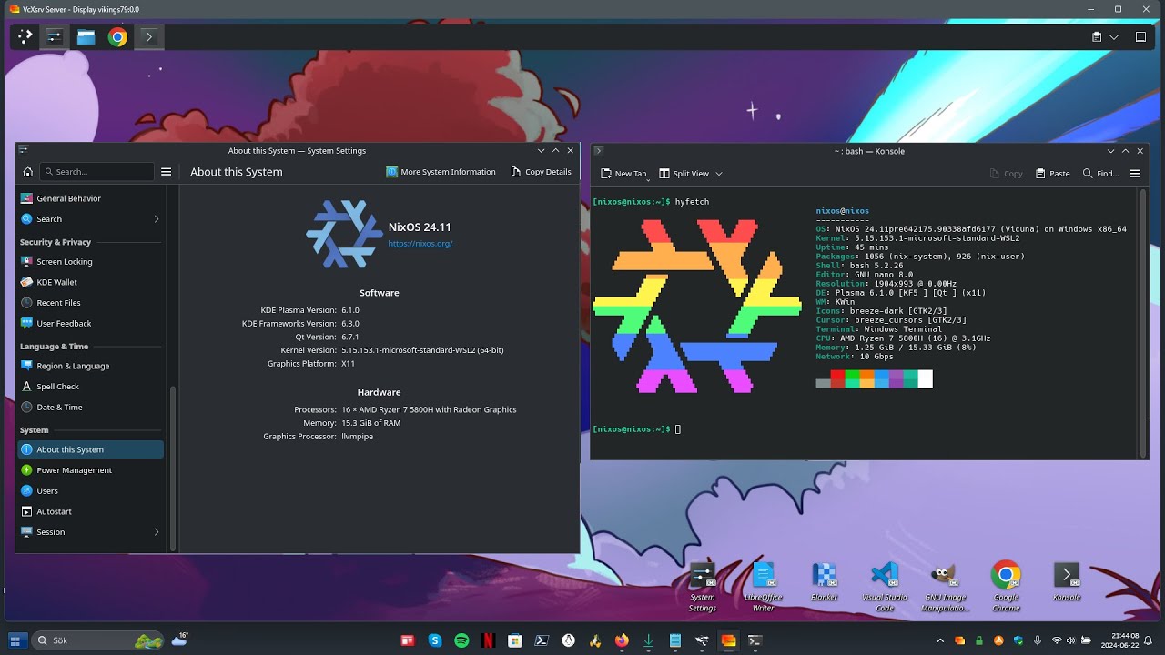 KDE plasma 6 From Terminal - WSL - How to start - Help - NixOS Discourse