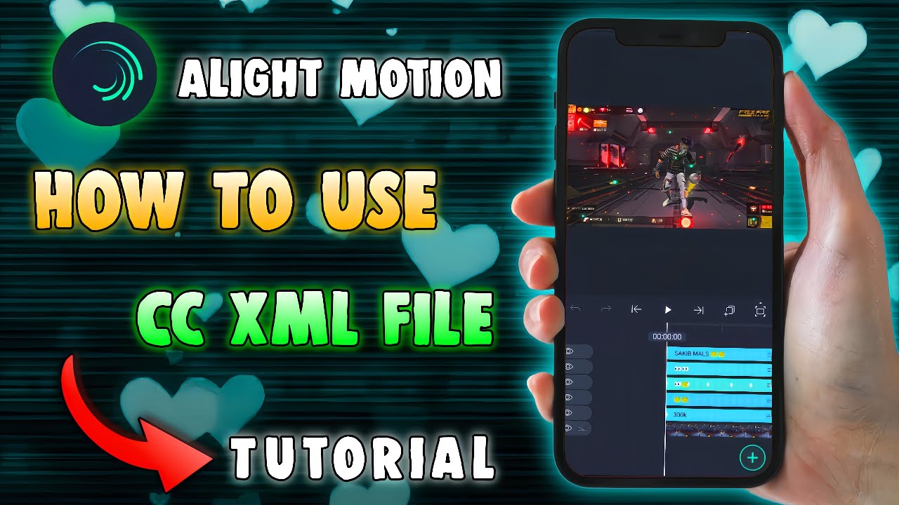 How To Use Cc Xml File In Alight Motion || Tutorial ||