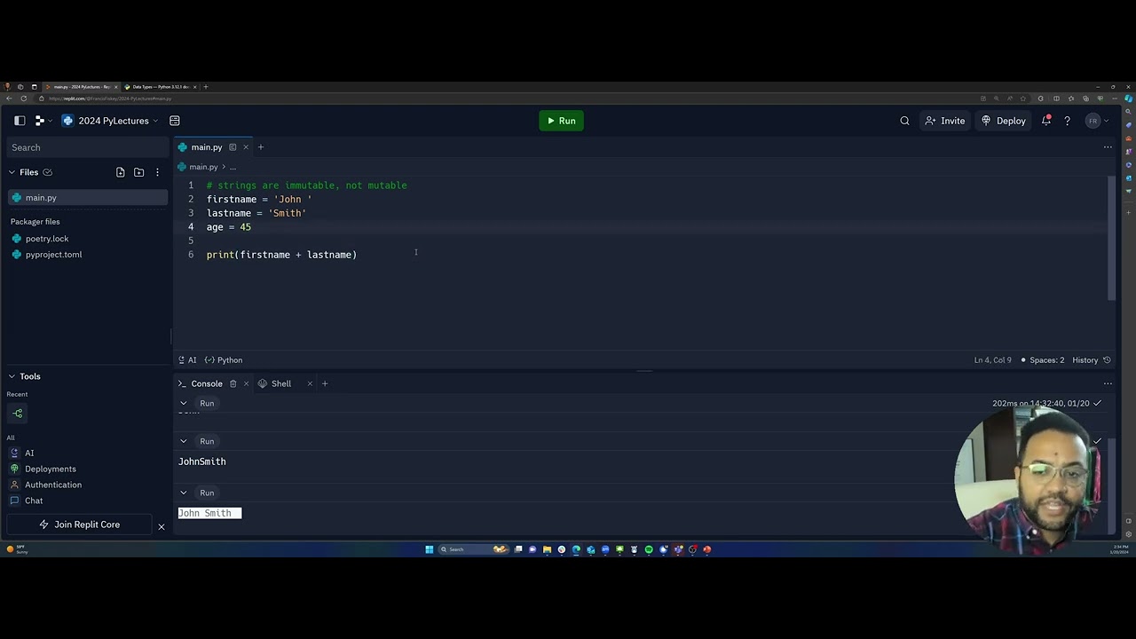 Module 2: Data Types in Python